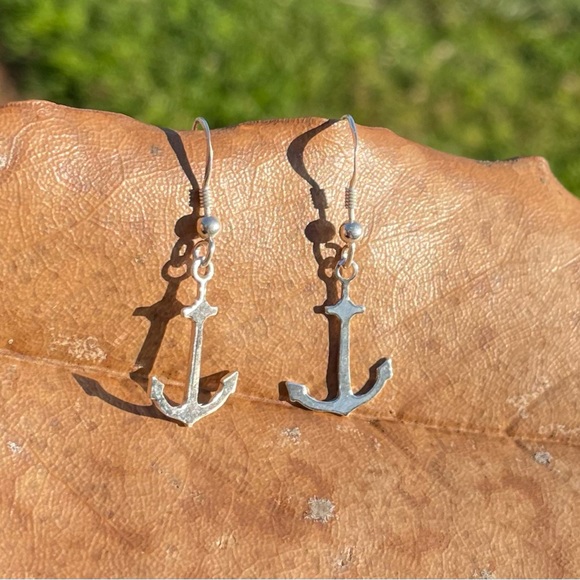 Jewelry | Ss Anchor Drop Earrings | Poshmark